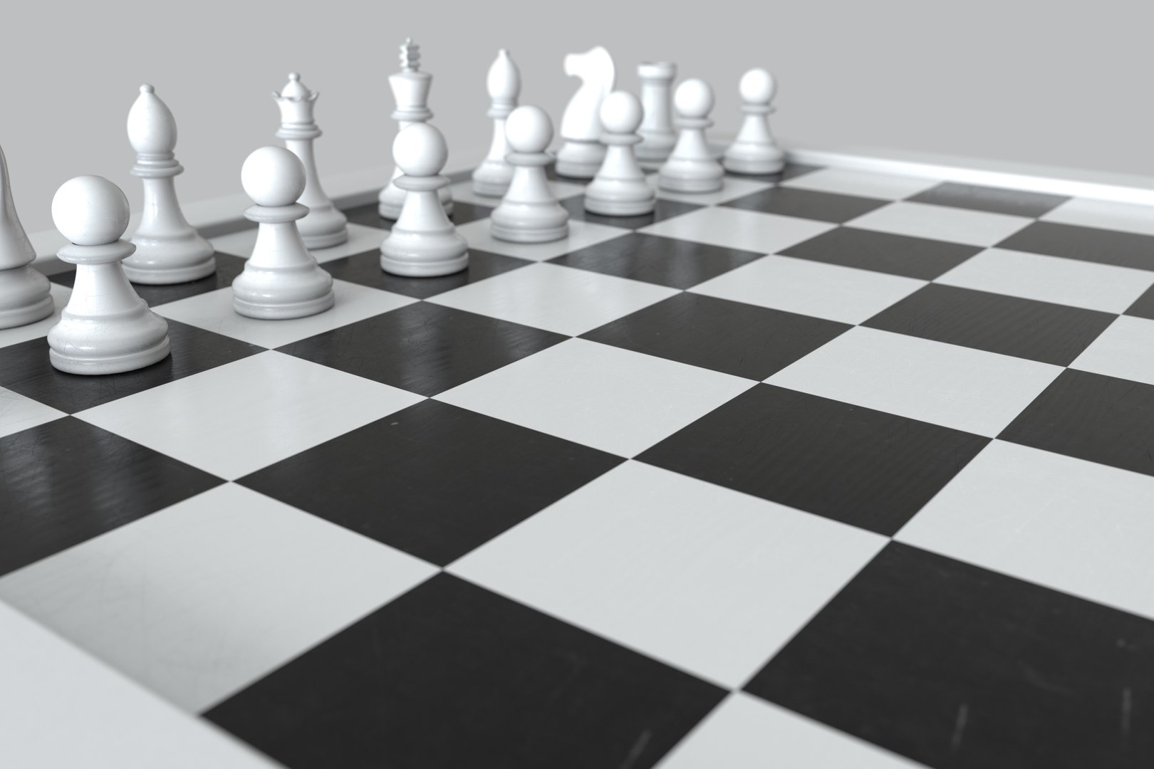 Chess Board Model - TurboSquid 1687077