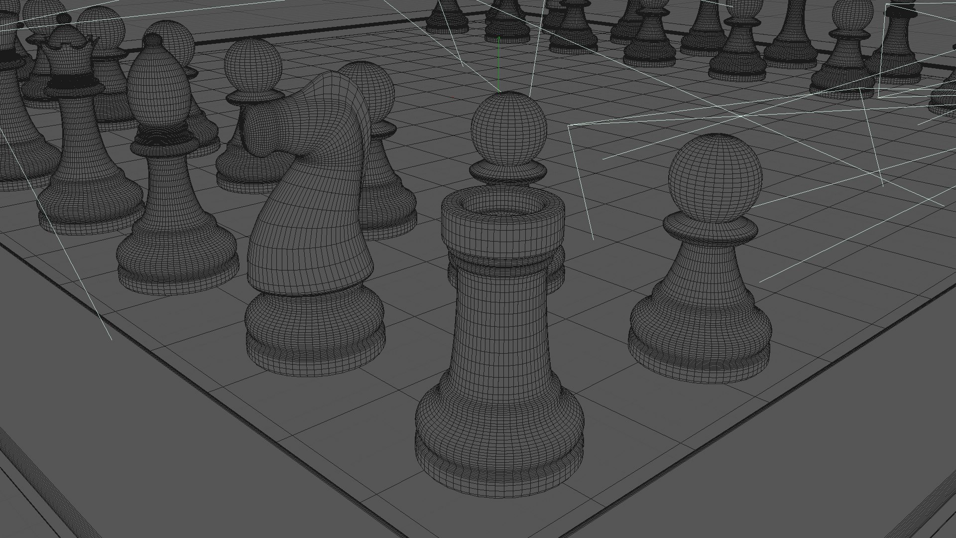 Chess Board Model - TurboSquid 1687077