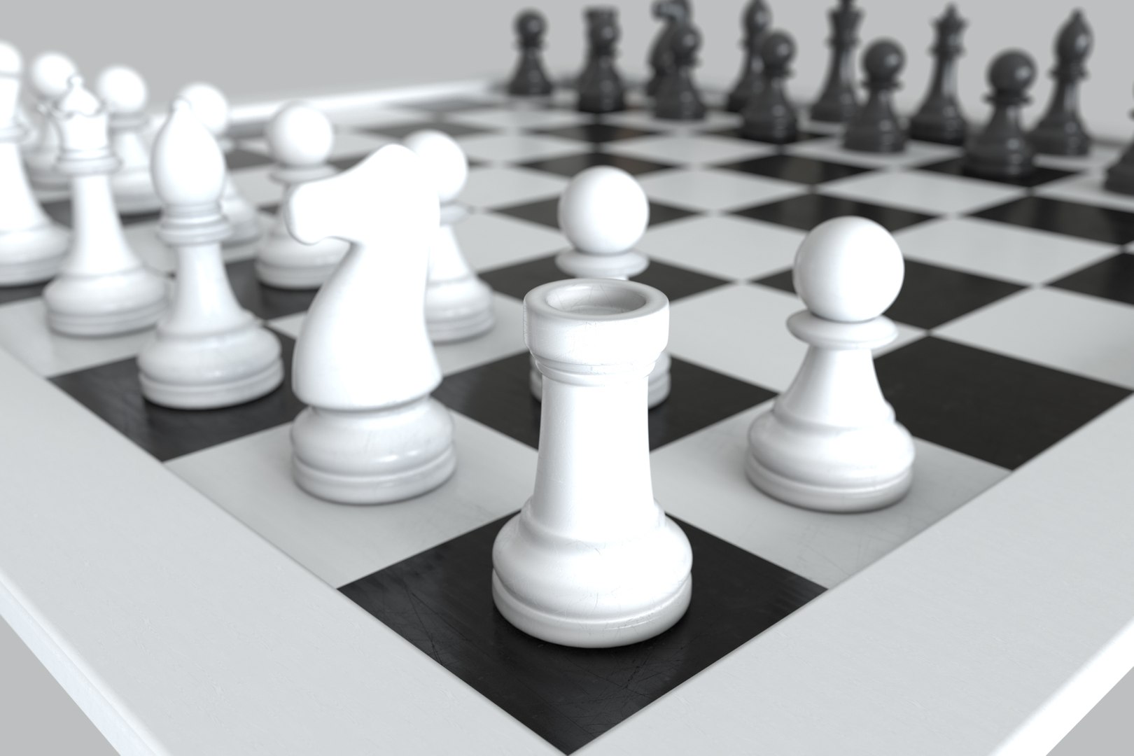 Chess Board Model - TurboSquid 1687077