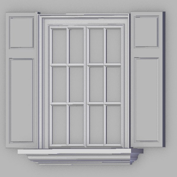 3D window interior exterior - TurboSquid 1359839