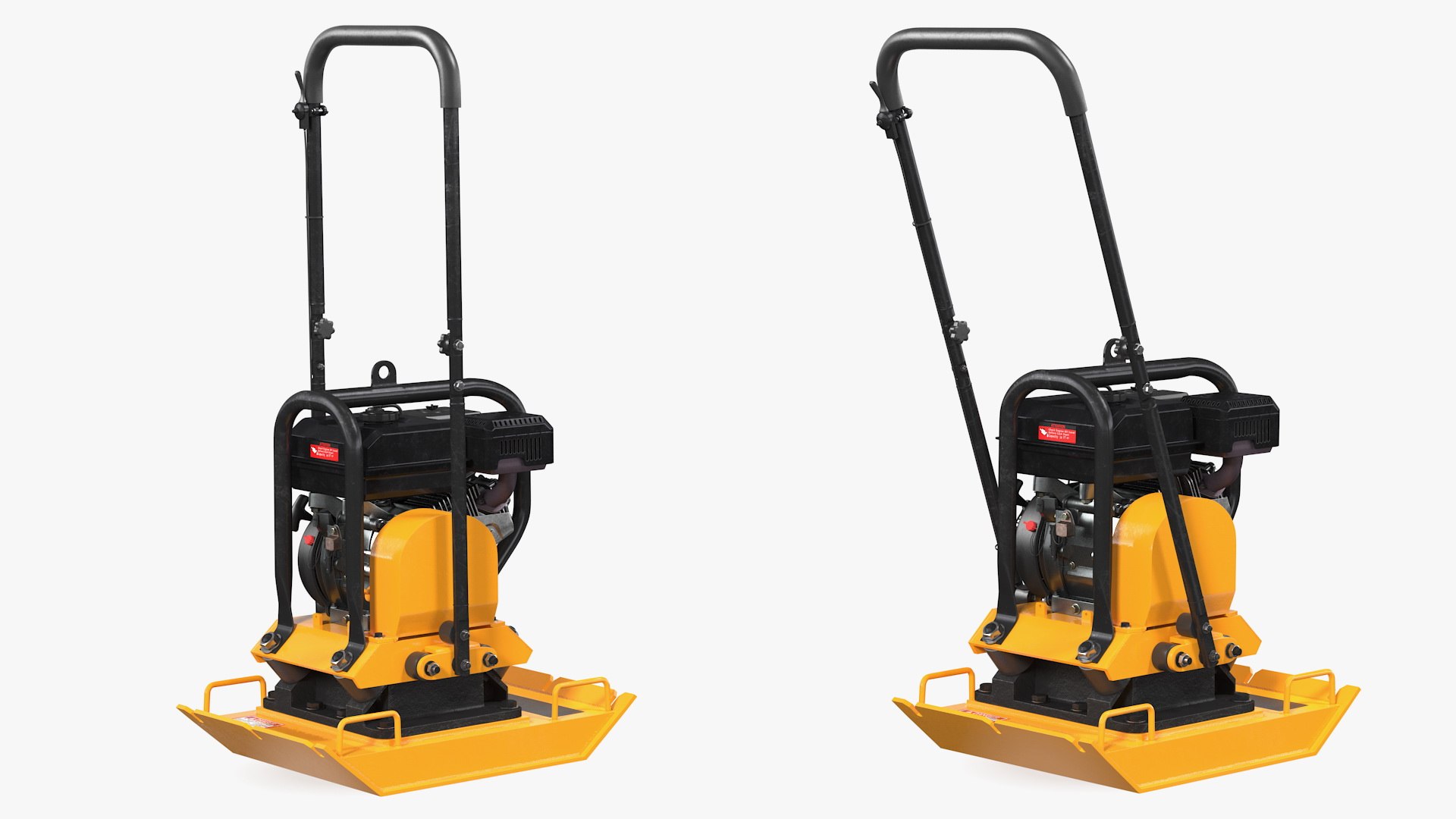 Gasoline vibratory plate compactor 3D model - TurboSquid 1626365