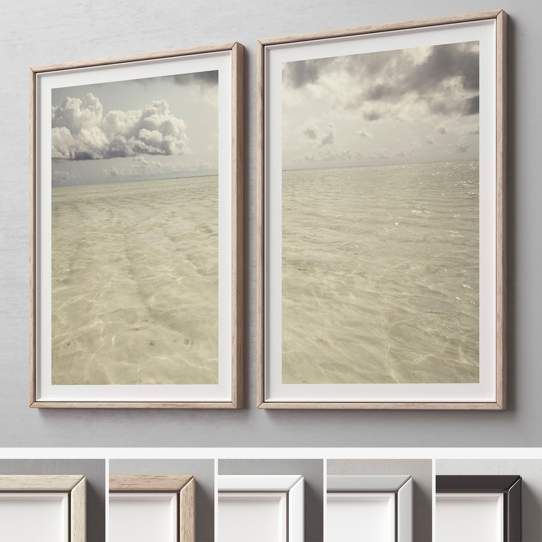 3D Picture Frames Set-394 Model - TurboSquid 2007416