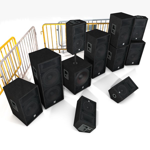 3D JBL JRX Pack - TurboSquid 1715683