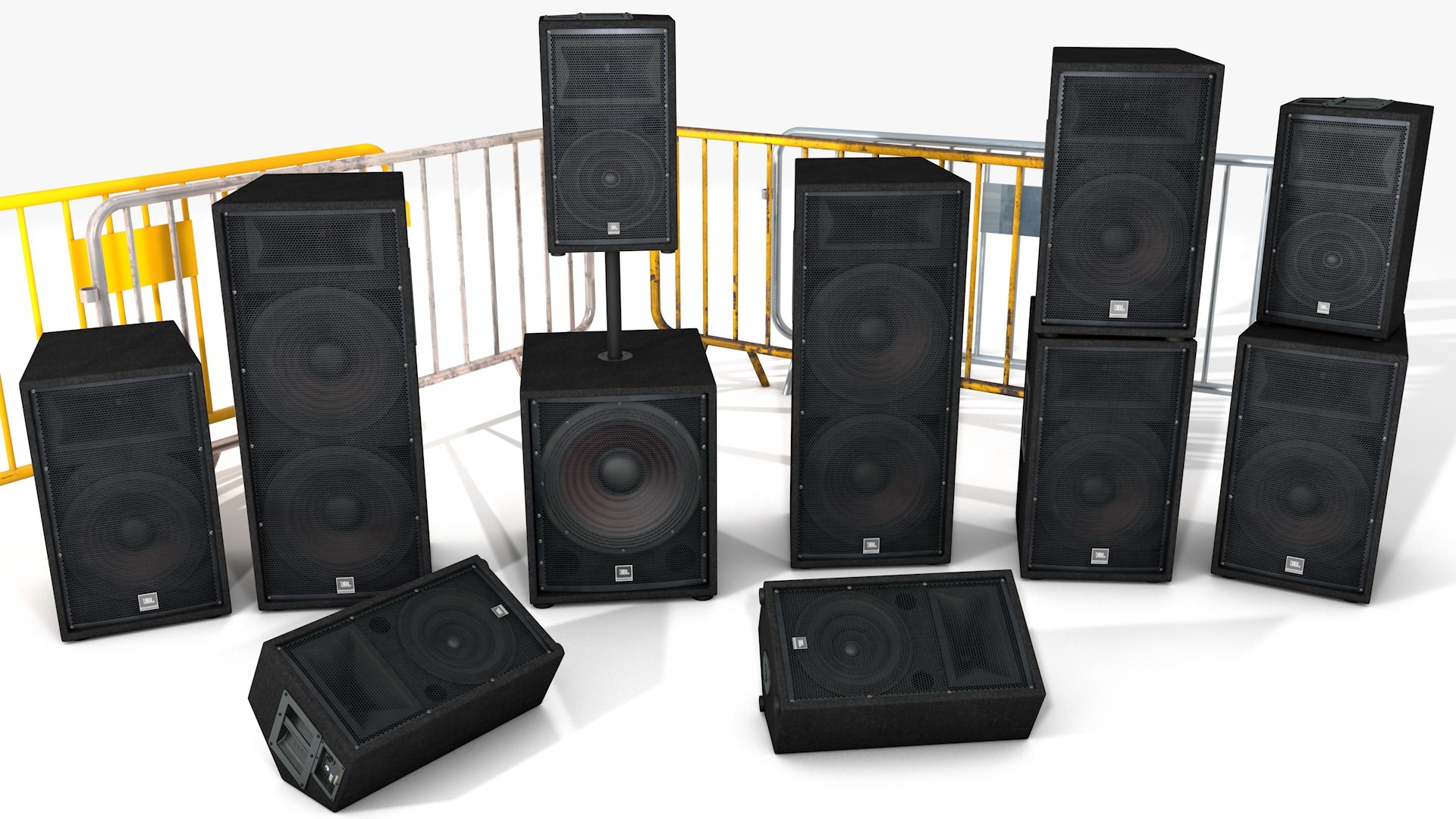 3D JBL JRX Pack - TurboSquid 1715683