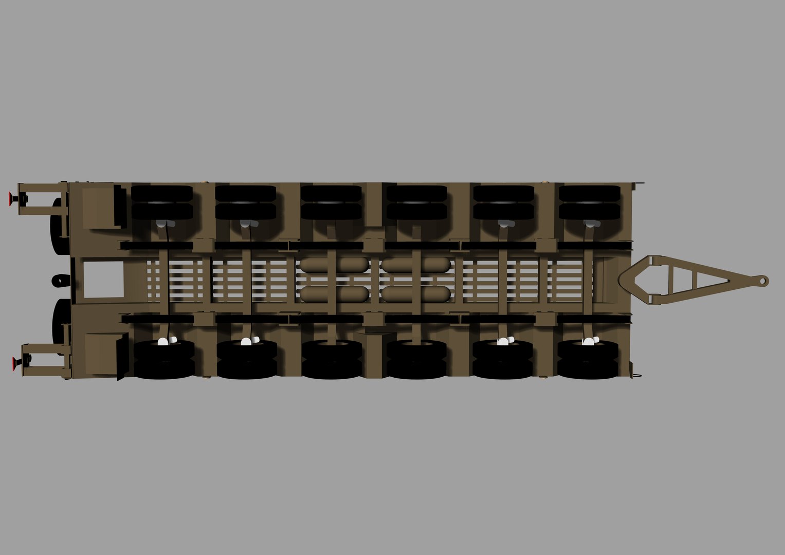Army Semitrailer Stavostroj 3D - TurboSquid 1636292