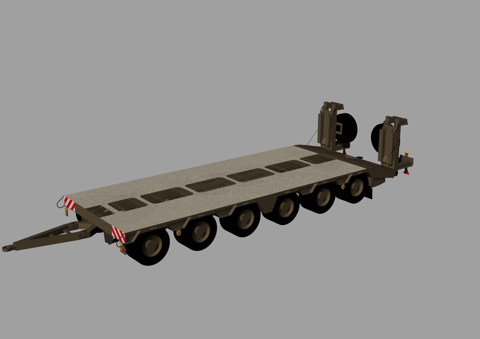 Army Semitrailer Stavostroj 3D - TurboSquid 1636292
