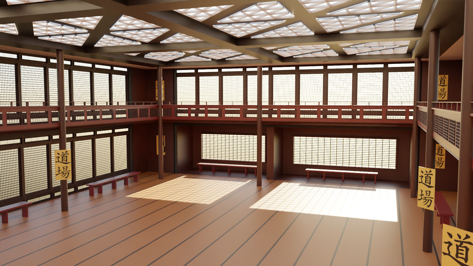 Japanese Dojo 3D Model - TurboSquid 2157991