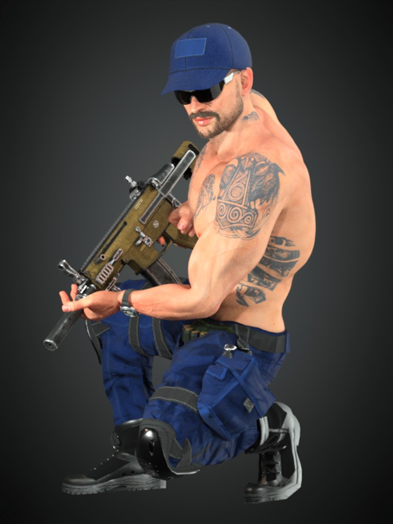 Realistic Rigged Soldier Man Character 3D Model - TurboSquid 2137868