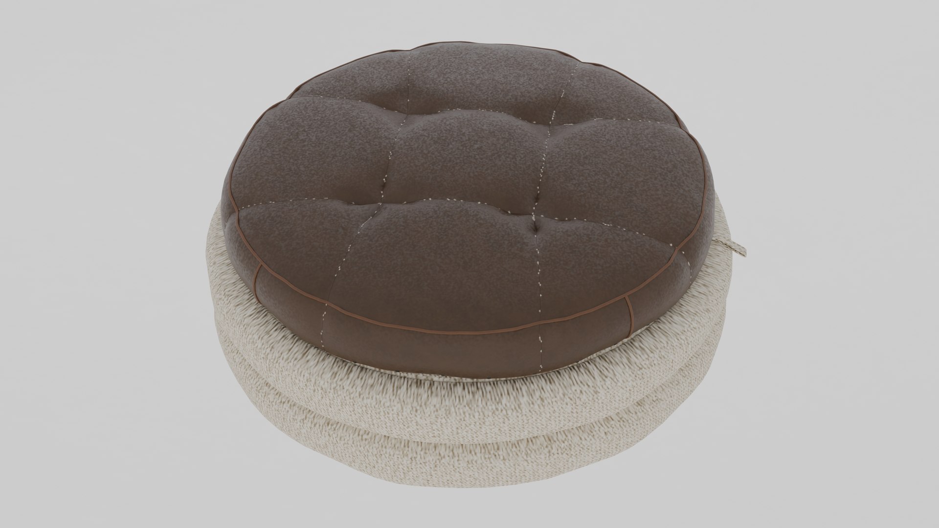 3D Oreo Cookie Ottoman - TurboSquid 2198721
