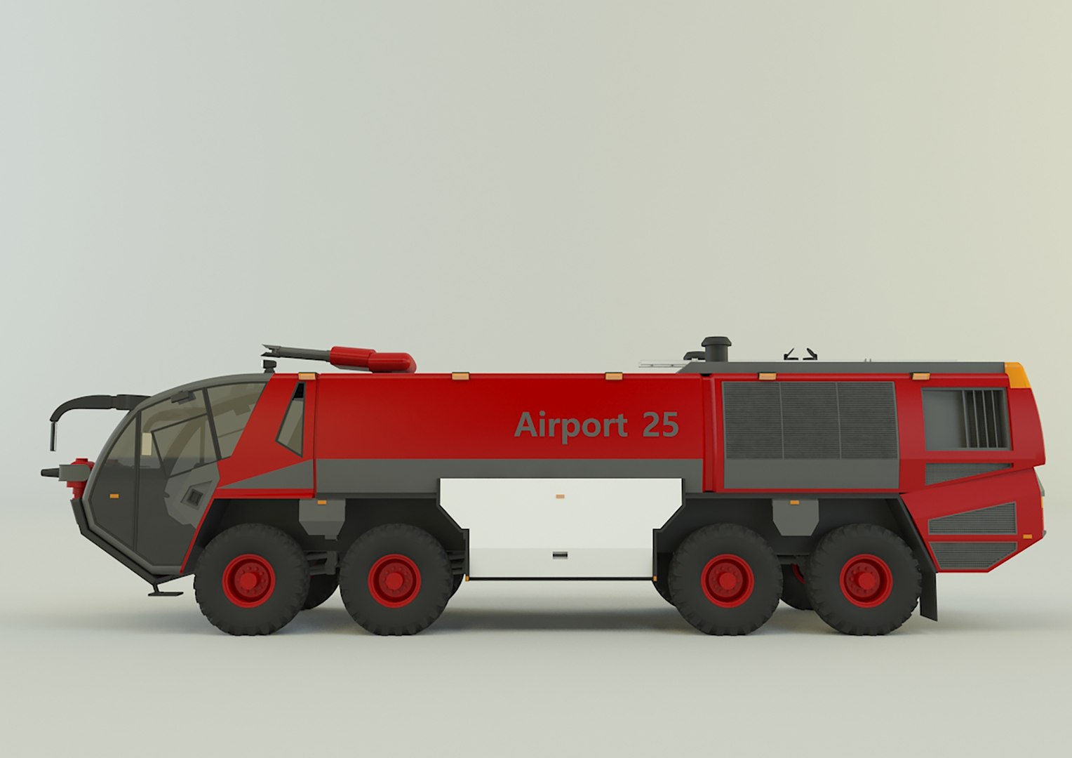 3D Airport Fire Truck 3D Model - TurboSquid 2061984