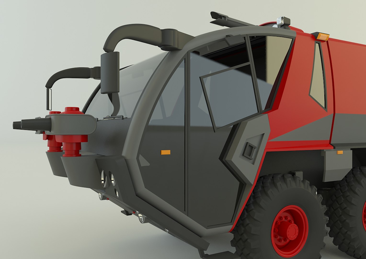 3D Airport Fire Truck 3D Model - TurboSquid 2061984