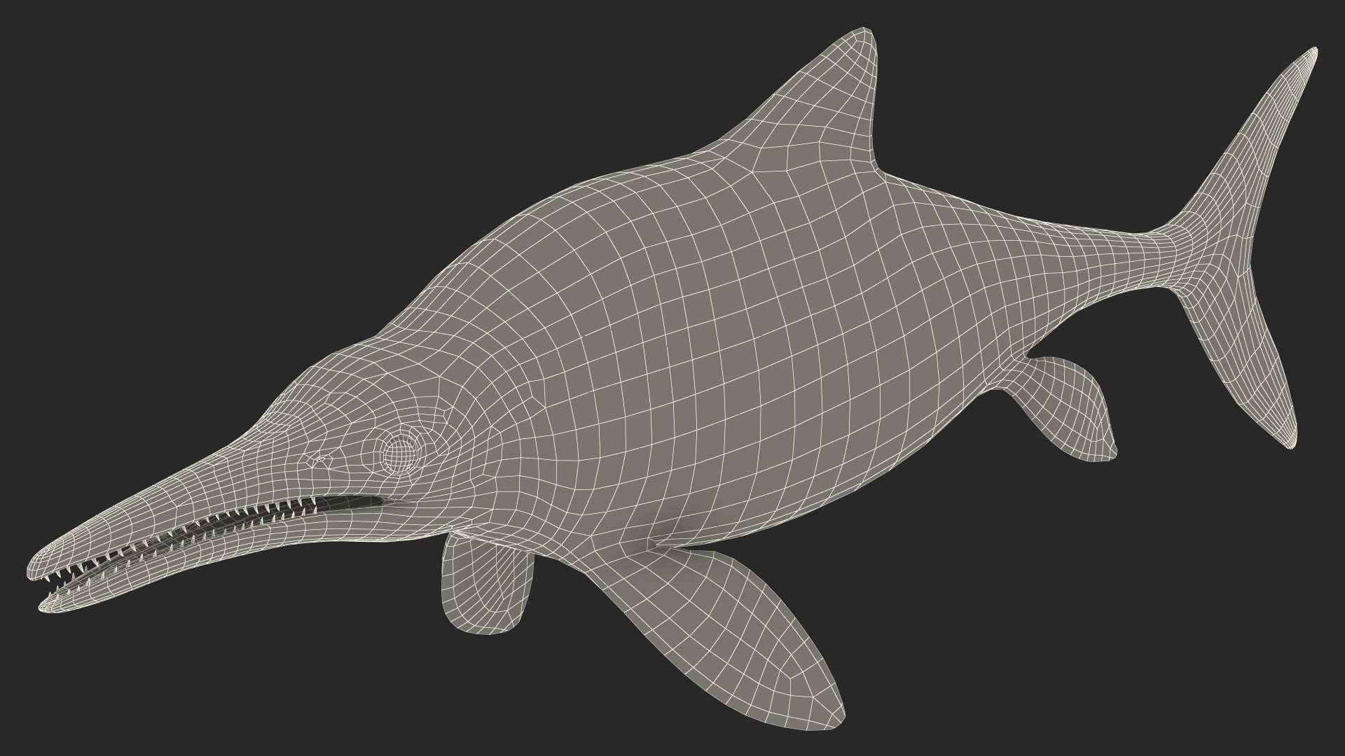 3D Ichthyosaur Model - TurboSquid 2091391