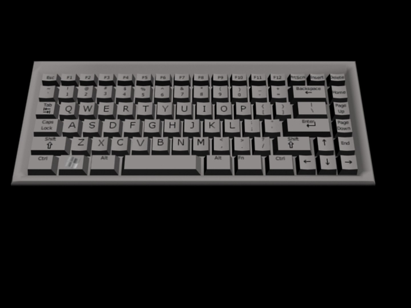 3d Model Of Keyboard
