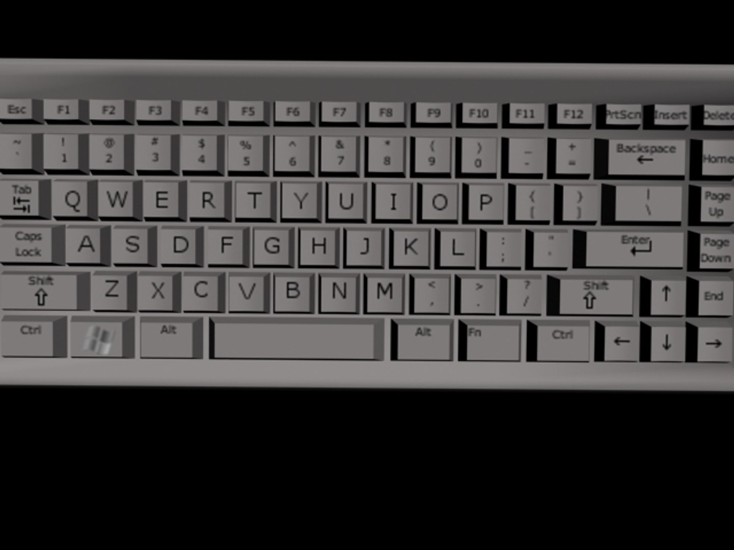 3d Model Of Keyboard