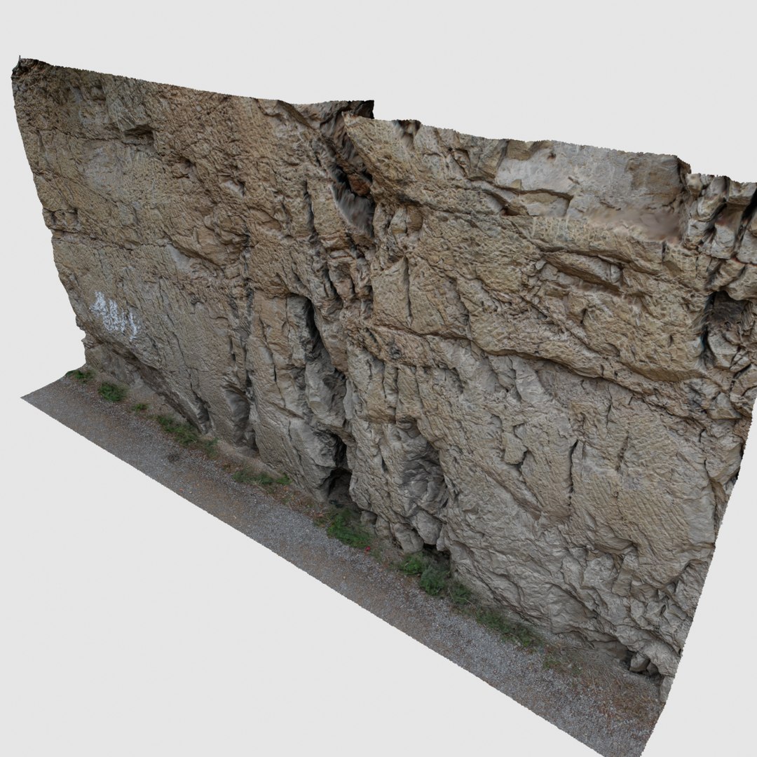 Scan Cliff Wall 3D - TurboSquid 1646647