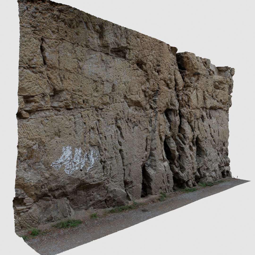 Scan Cliff Wall 3D - TurboSquid 1646647