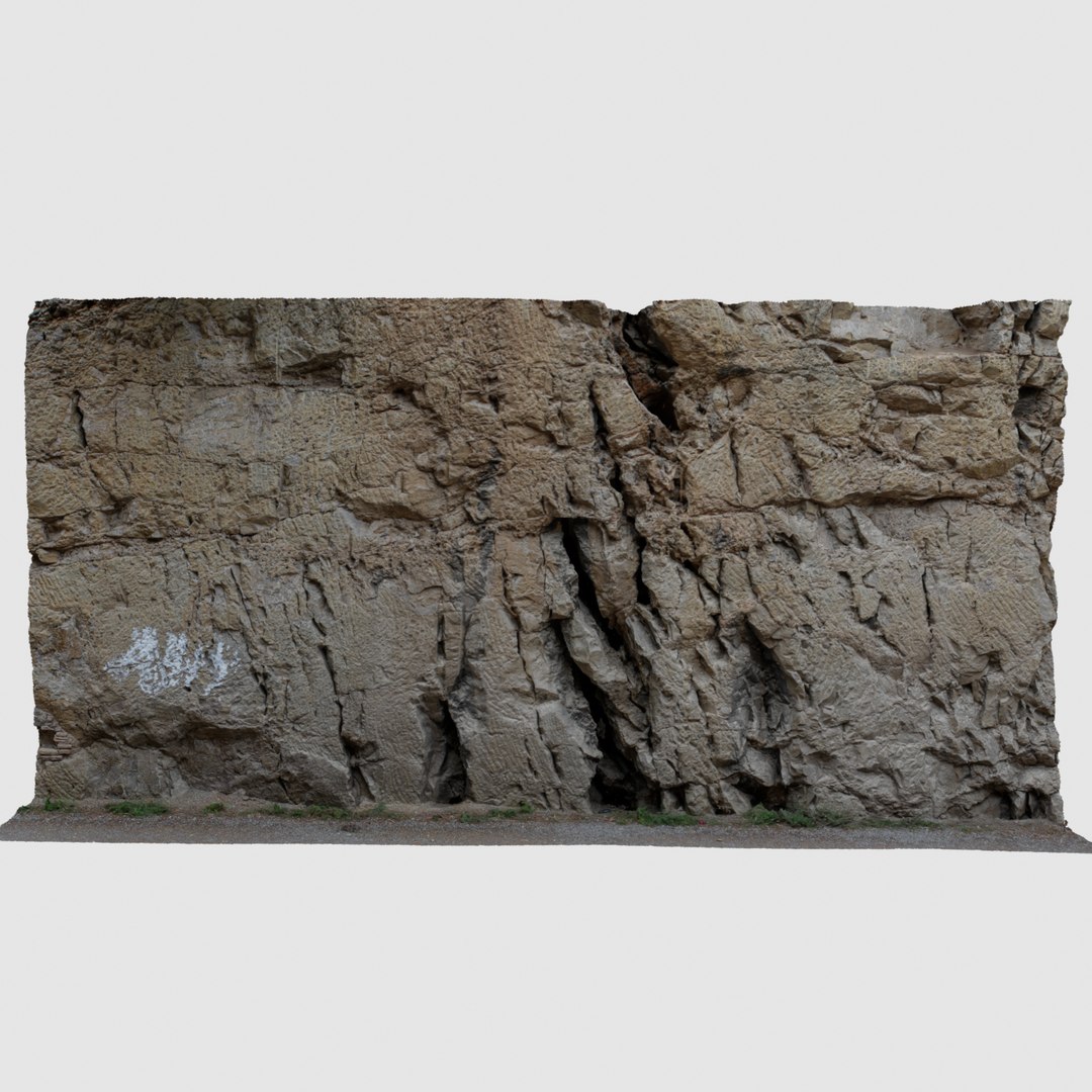 Scan Cliff Wall 3D - TurboSquid 1646647