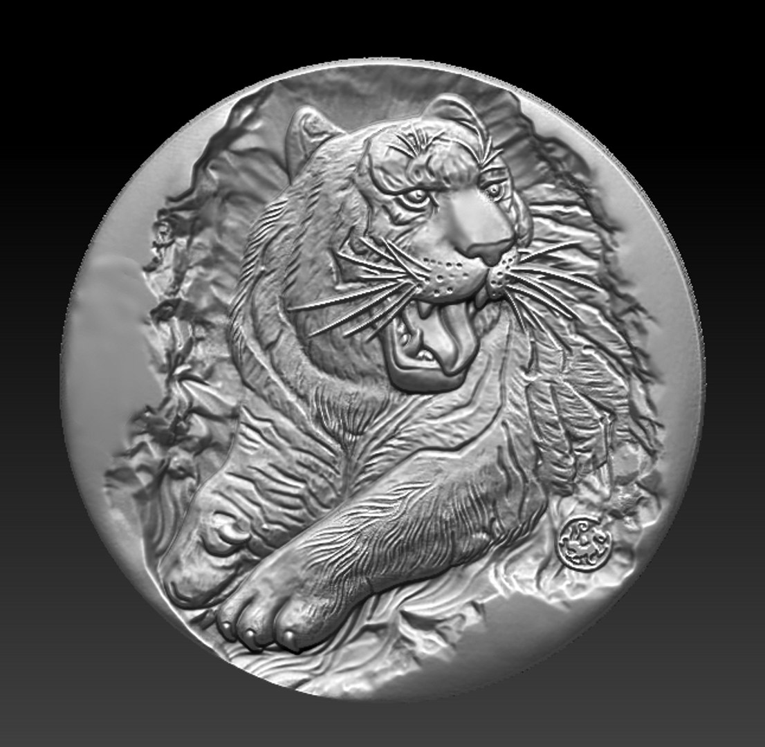 3D Stl Tiger - TurboSquid 1284073