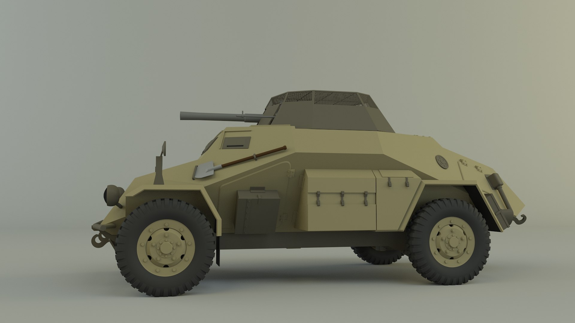 SDKFZ-222 Military Vehicle 3D Model - TurboSquid 2350312