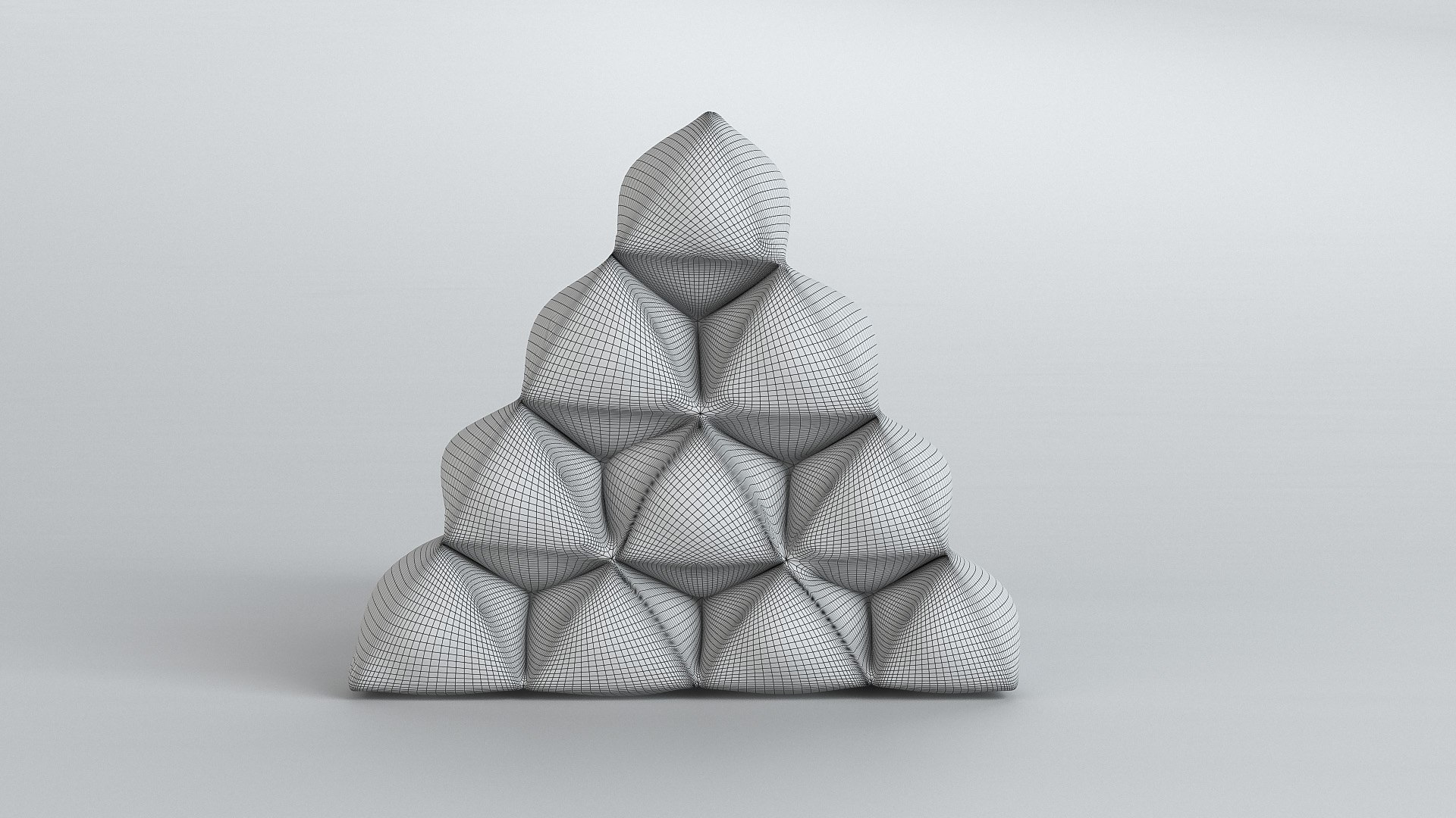 Thai Mattress Triangle Cushion 3D Model - TurboSquid 1415504