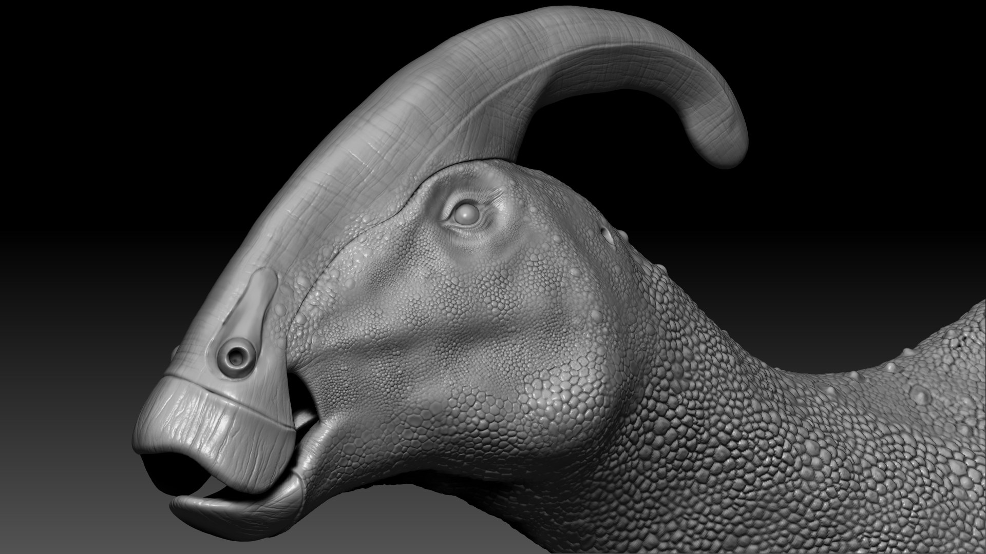 Parasaurolophus Sculpt Project 3D Model - TurboSquid 2115019