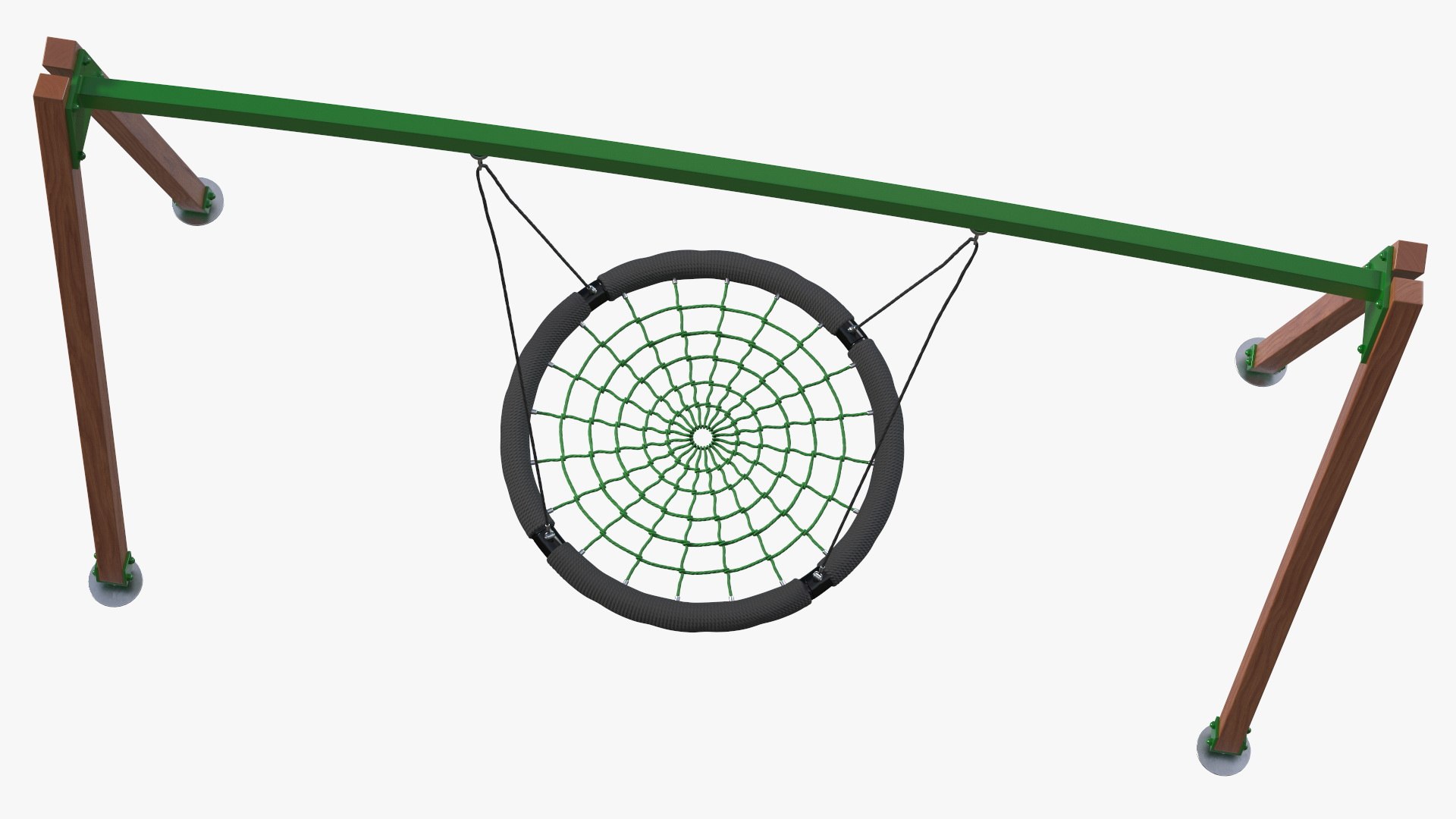 3D Nest Saucer Web Swing Green model - TurboSquid 2157520