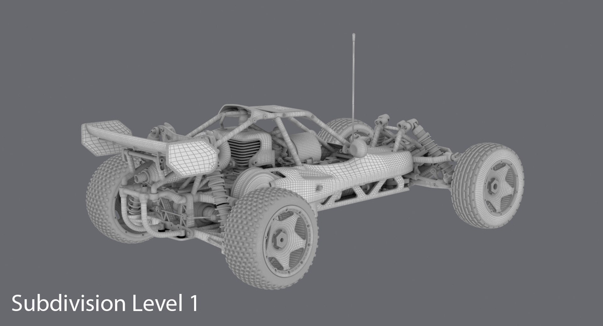 rc car 3d model