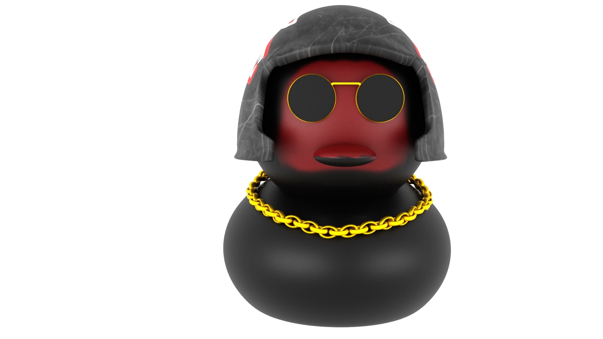 3D Gangster Duck - TurboSquid 2053046