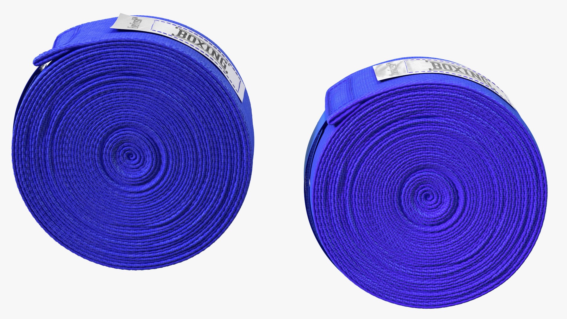 Blue Boxing Hand Wrap 2 Rolls Fur 3D Model - TurboSquid 1942042