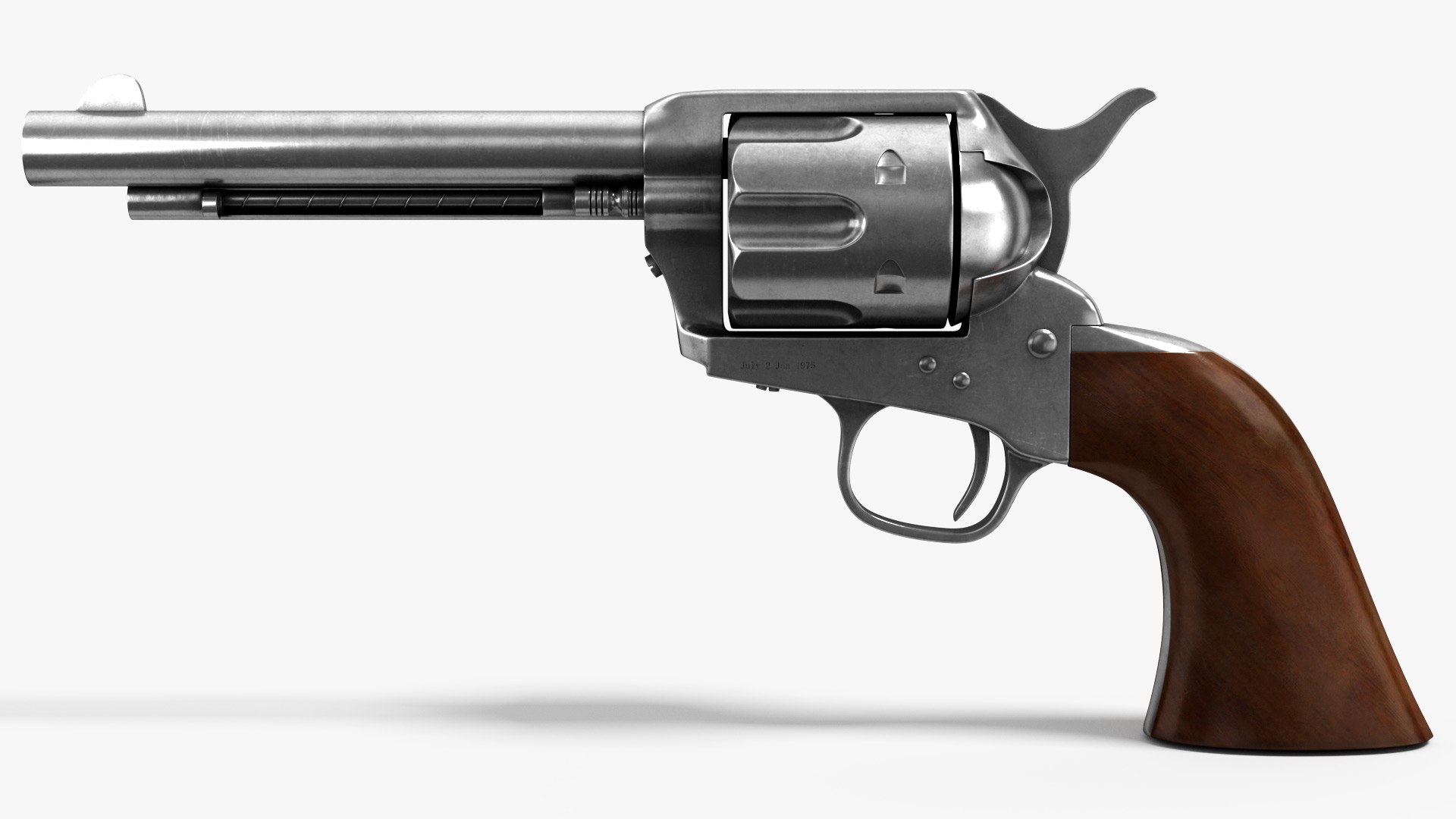 Revolver 8K PBR Textures 3D Model - TurboSquid 2057466