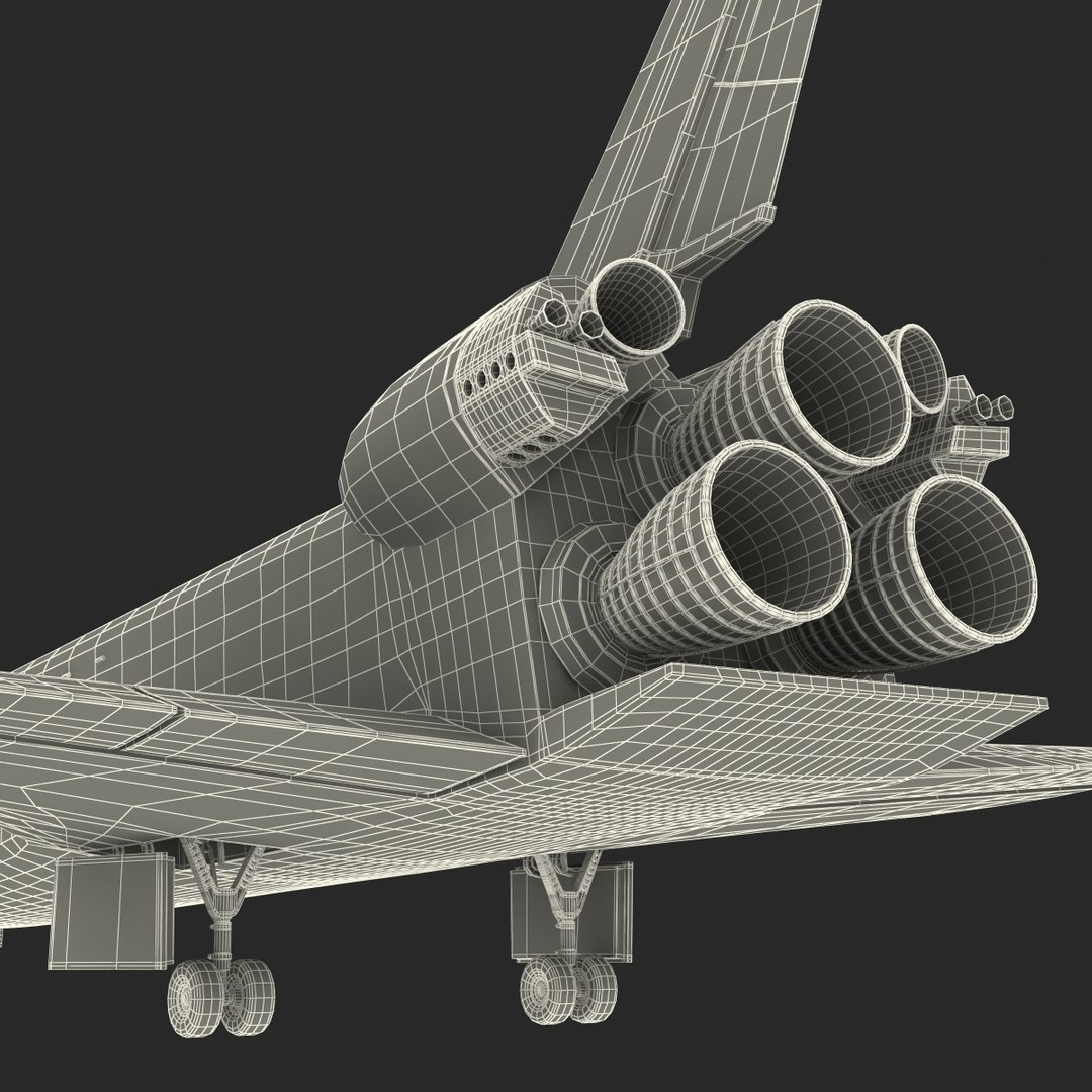 3d model space shuttle endeavour