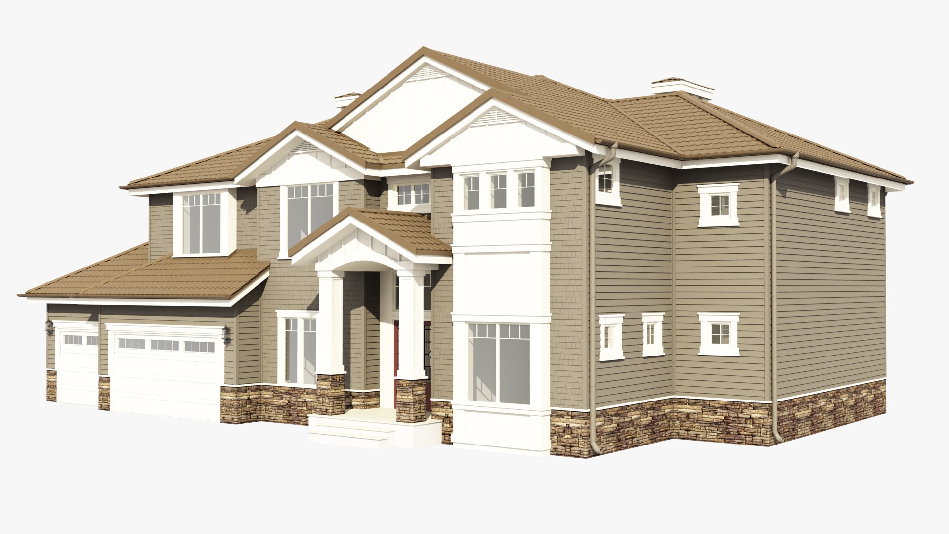 3d Model American House