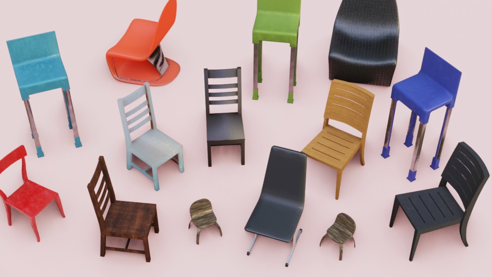 3D Chair Collection - TurboSquid 2029181