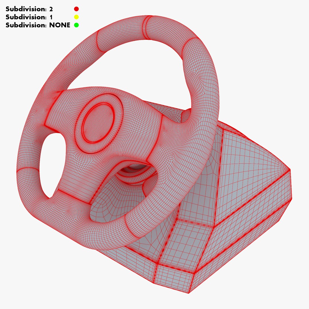 Simple Steering Wheel Game Control M 1 3D model - TurboSquid 2091573
