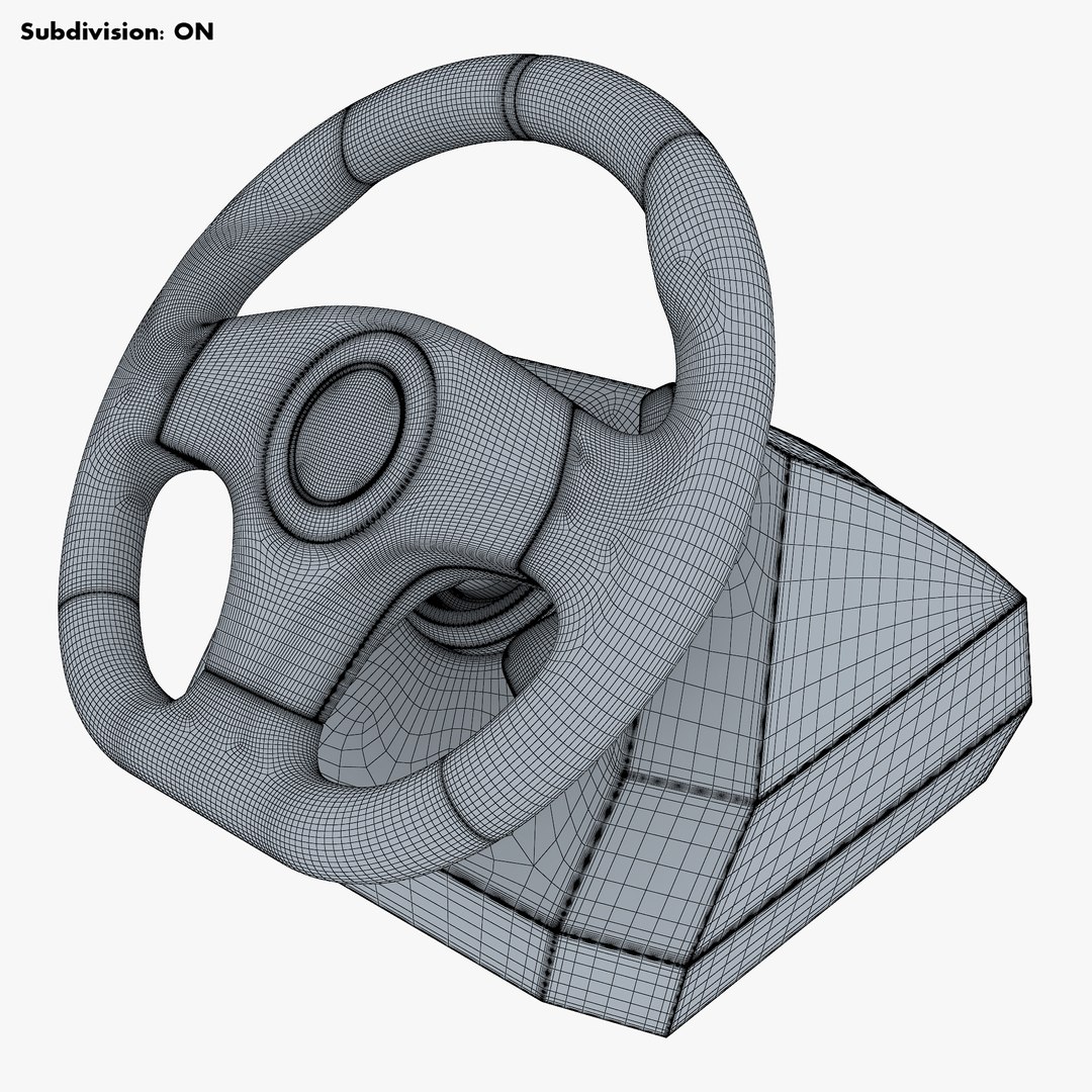 Simple Steering Wheel Game Control M 1 3D Model - TurboSquid 2091573