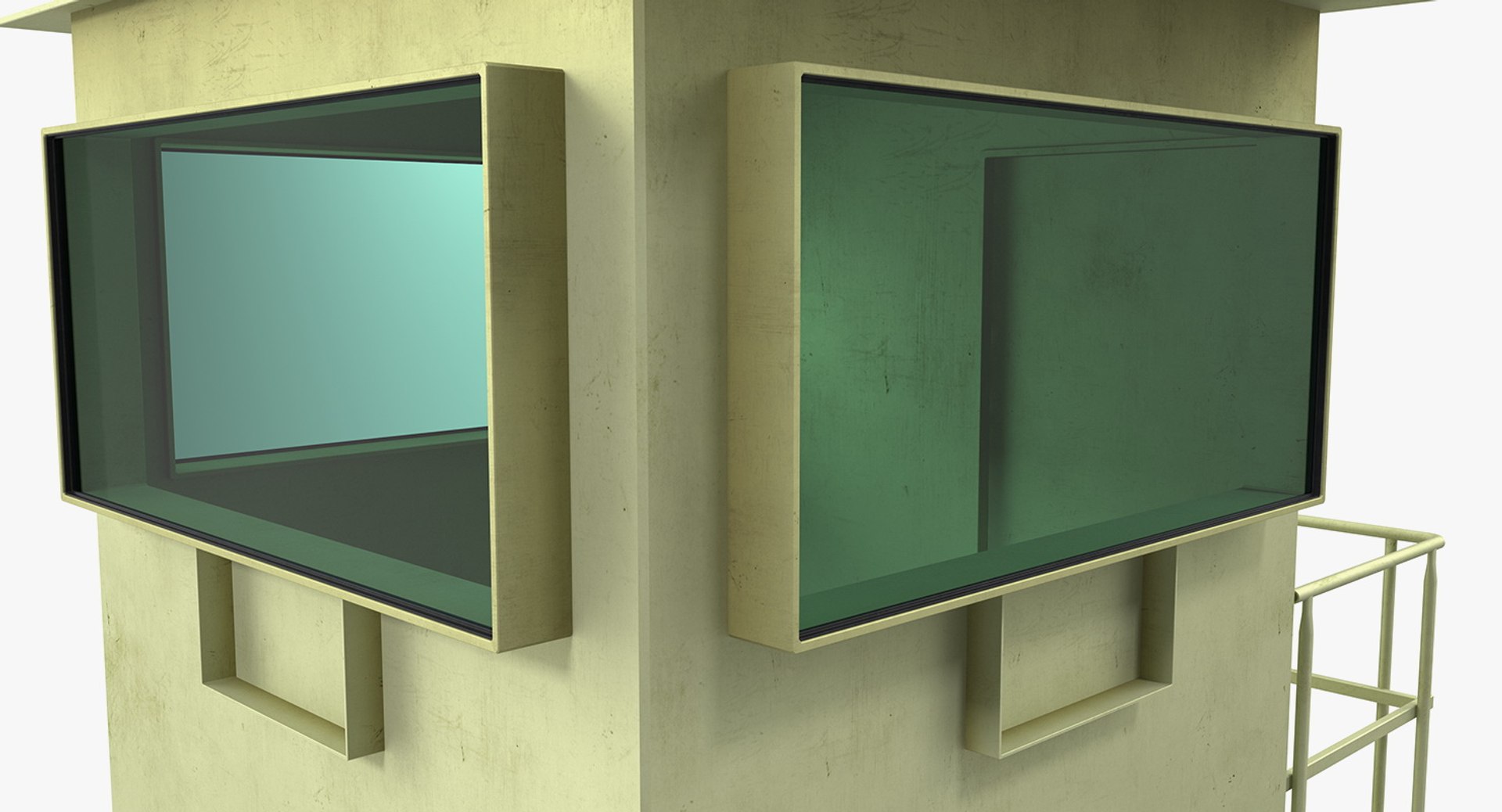3D Military Guard Cabin - TurboSquid 1416239