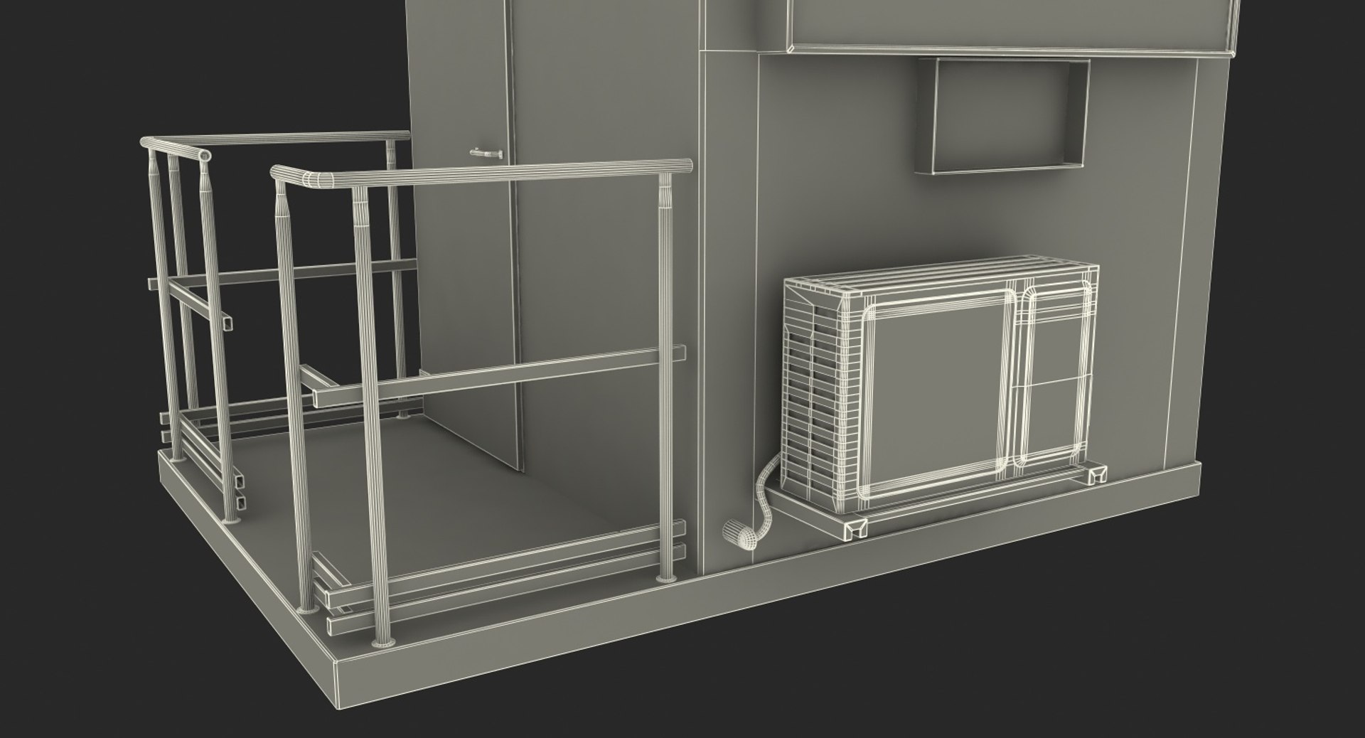 3D Military Guard Cabin - TurboSquid 1416239