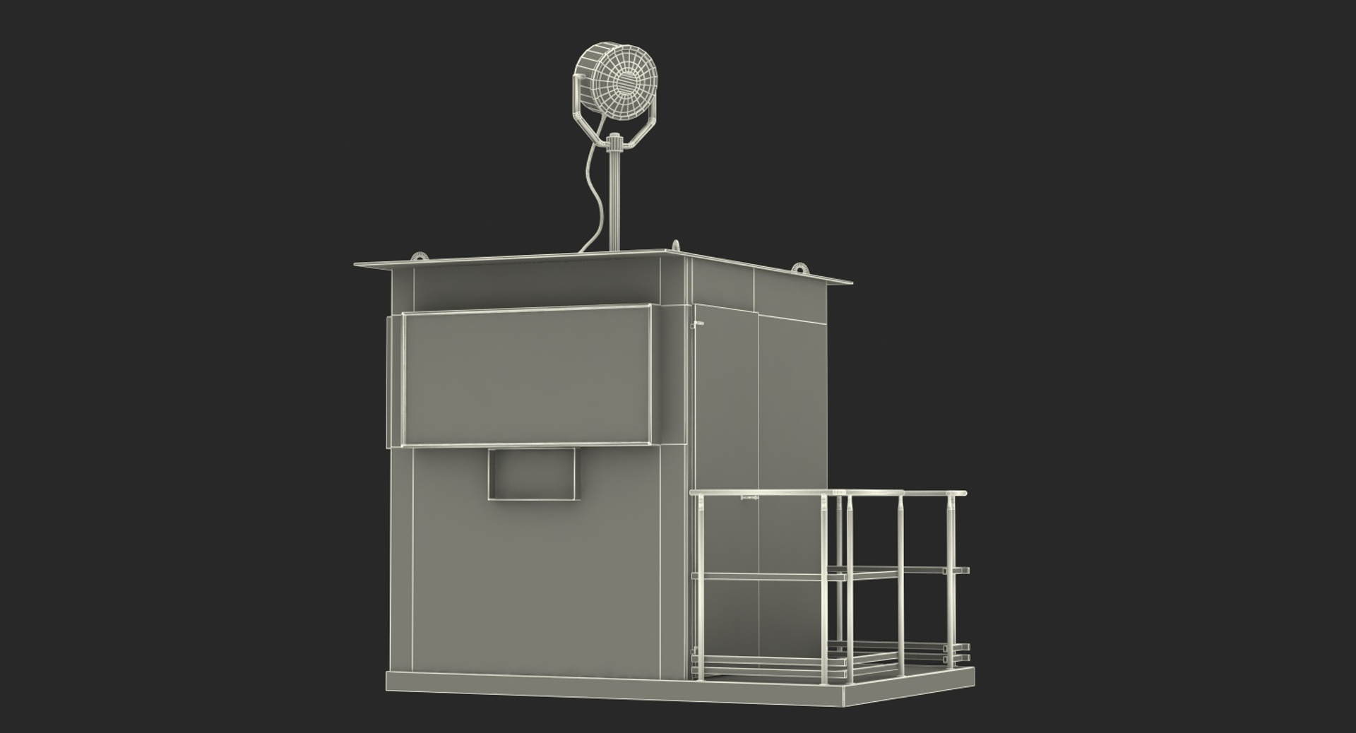3D Military Guard Cabin - TurboSquid 1416239
