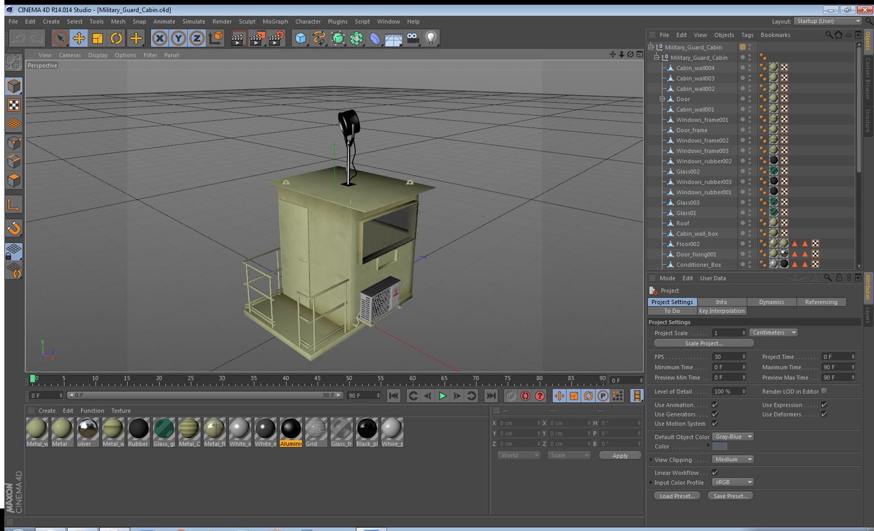 3D Military Guard Cabin - TurboSquid 1416239