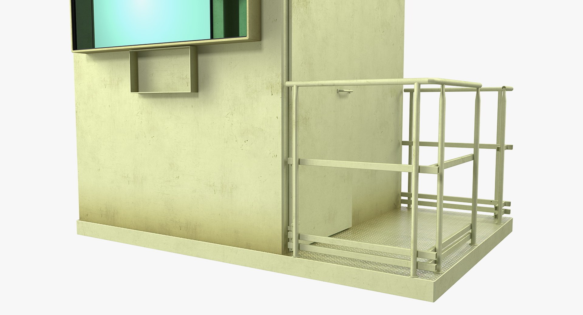 3D Military Guard Cabin - TurboSquid 1416239