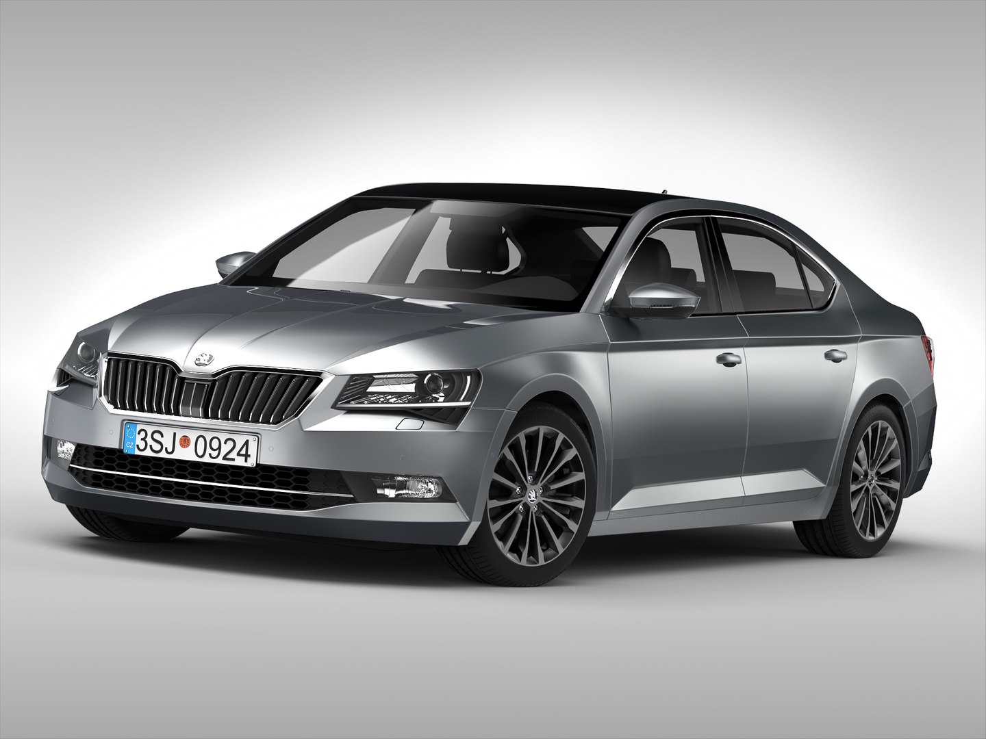 3d Max Skoda Car