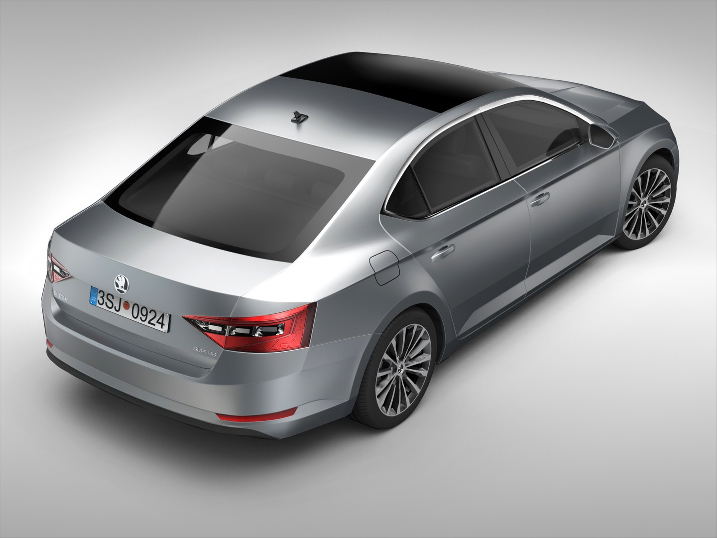 3d Max Skoda Car