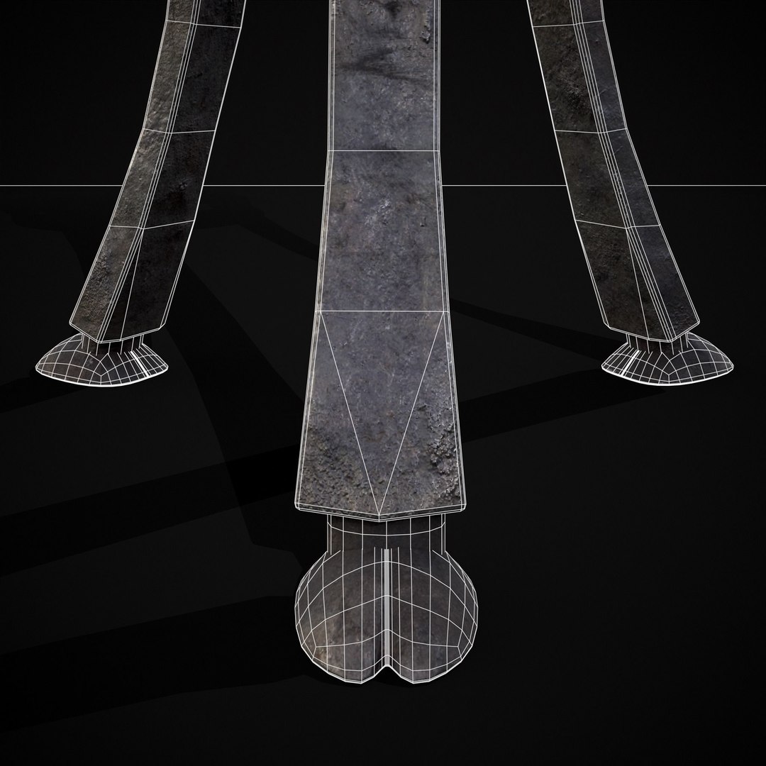 Medieval Rustic Iron Brazier 3D Model - TurboSquid 1979866