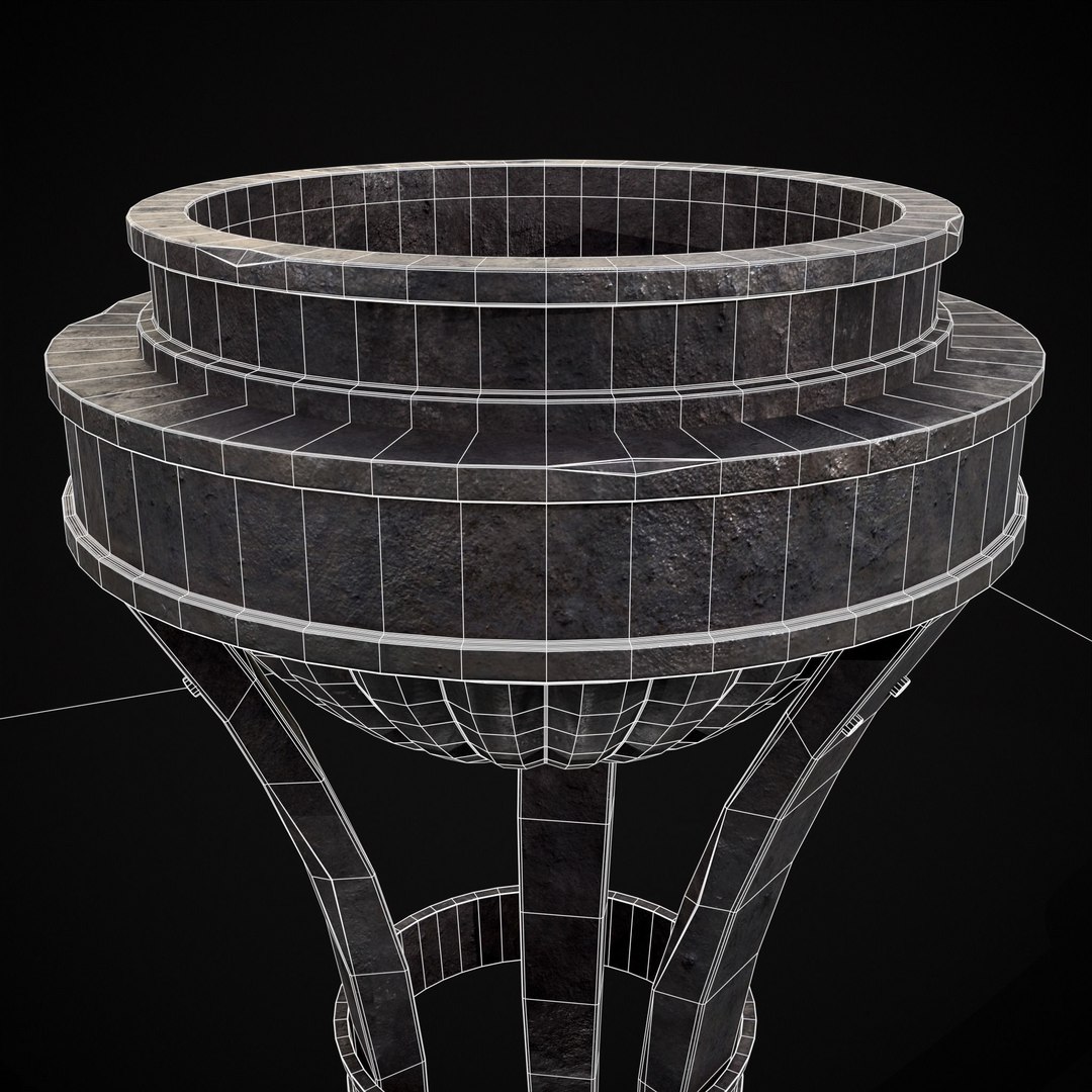Medieval Rustic Iron Brazier 3D model - TurboSquid 1979866