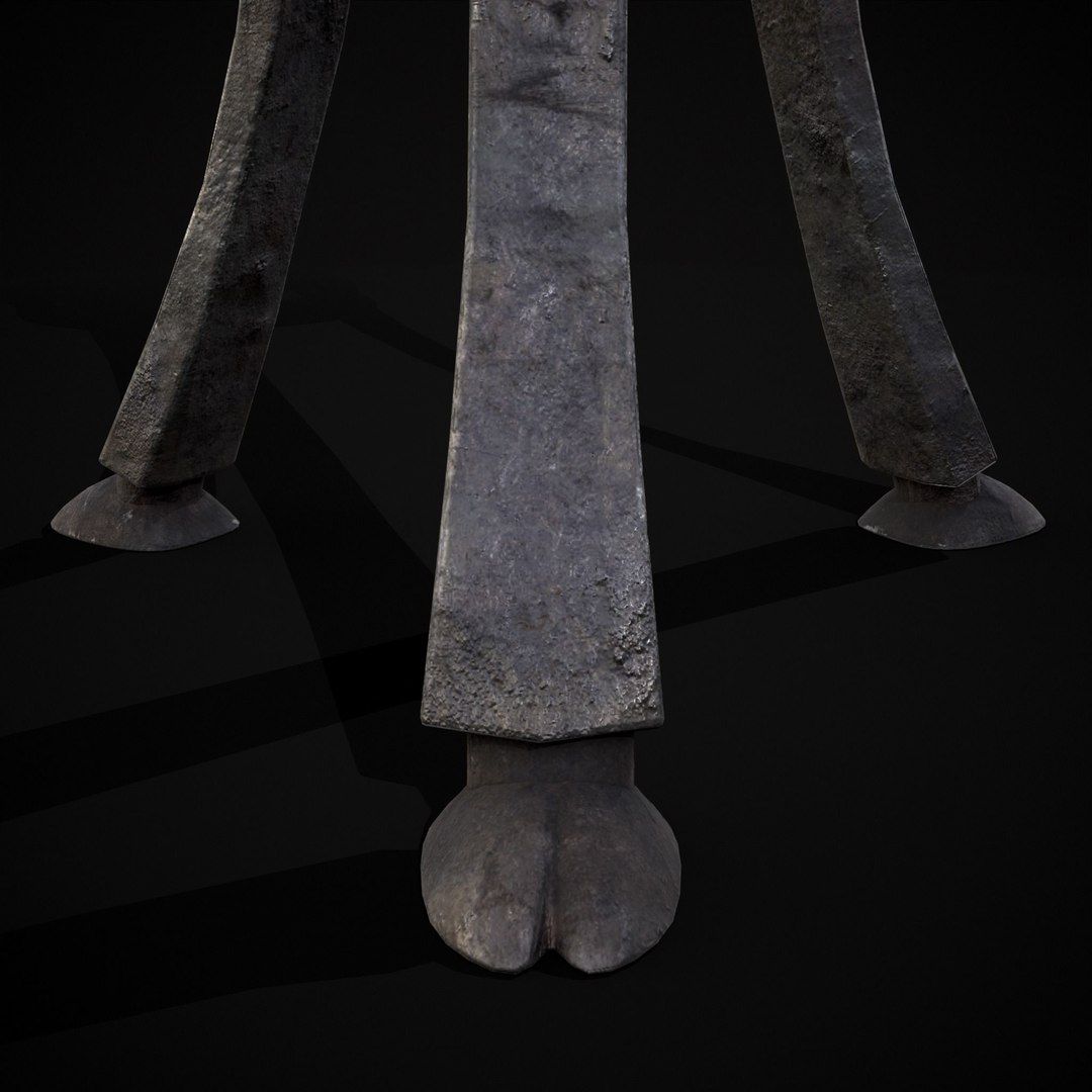 Medieval Rustic Iron Brazier 3D Model - TurboSquid 1979866