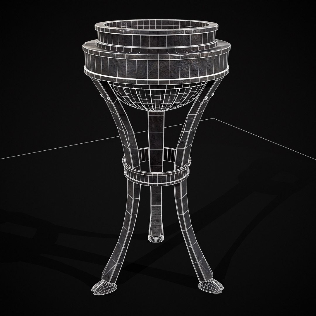 Medieval Rustic Iron Brazier 3D Model - TurboSquid 1979866