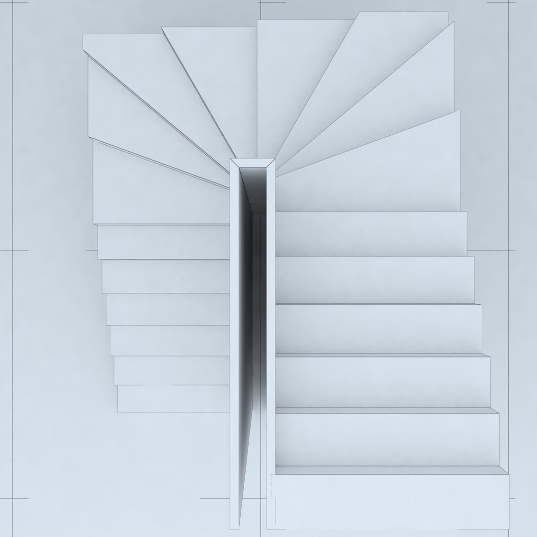 Stairs Architectural Design 3d Model