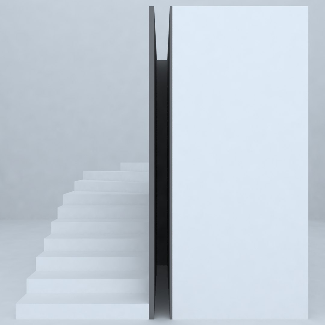 Stairs Architectural Design 3d Model