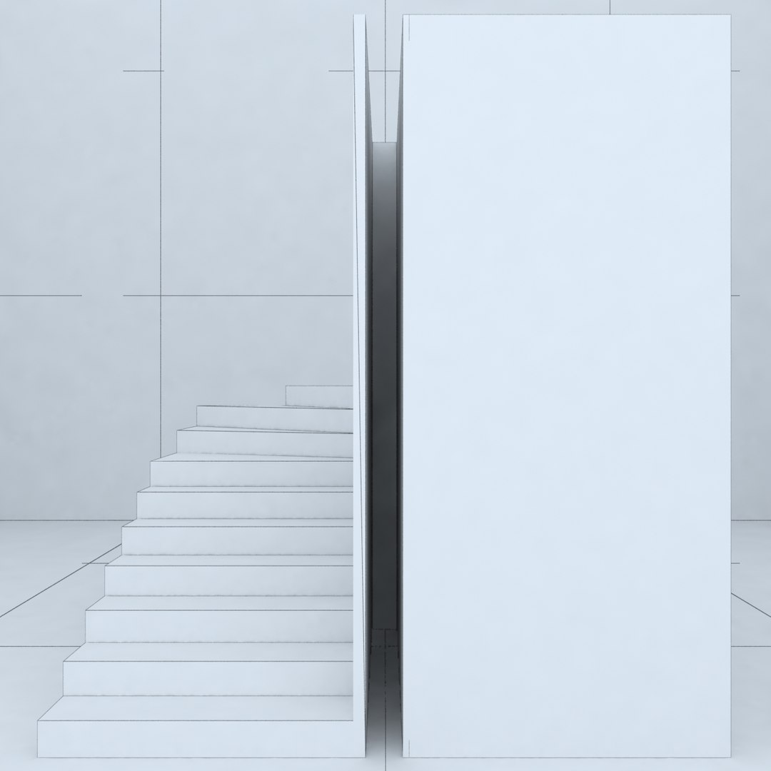 Stairs Architectural Design 3d Model
