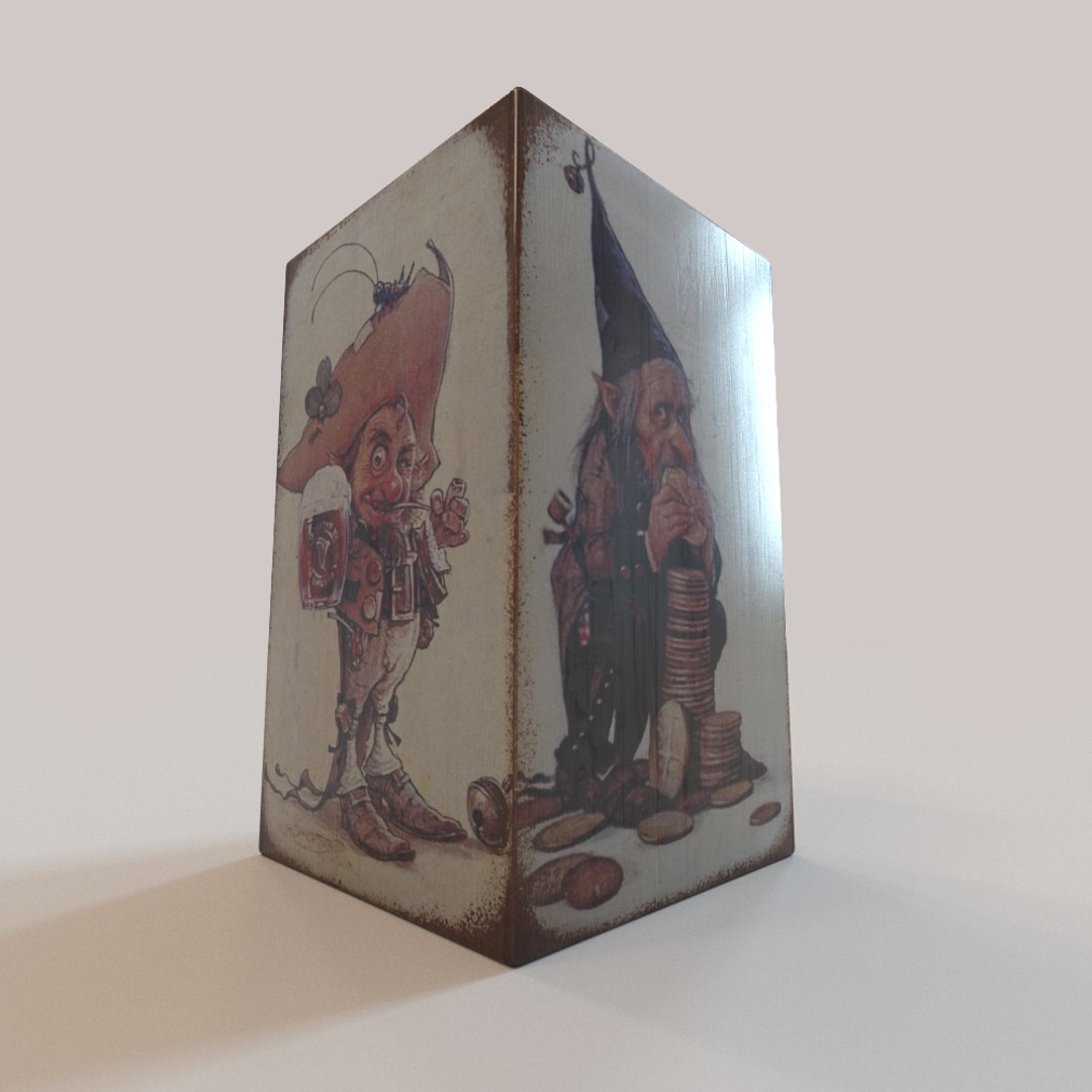 Decorated Box 3d Max